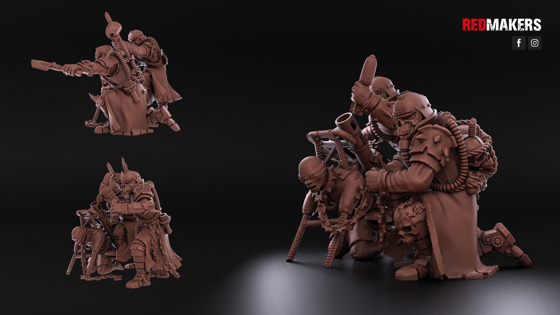 Renegade Death Division - Heavy Support Squad - Heretics 3D model 3D ...