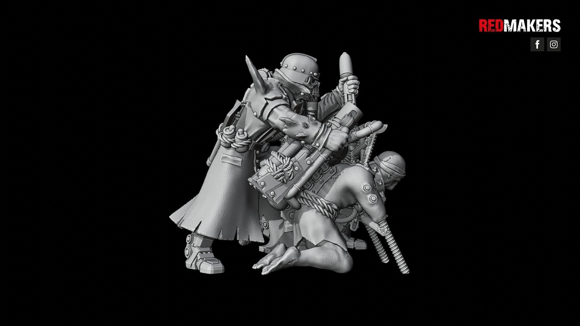 Renegade Death Division - Heavy Support Squad - Heretics 3D model 3D ...