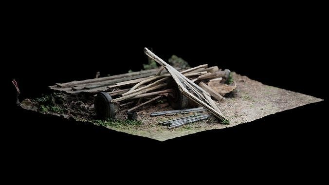 3D model Low-Poly Scanned Scrap Pile VR / AR / low-poly | CGTrader