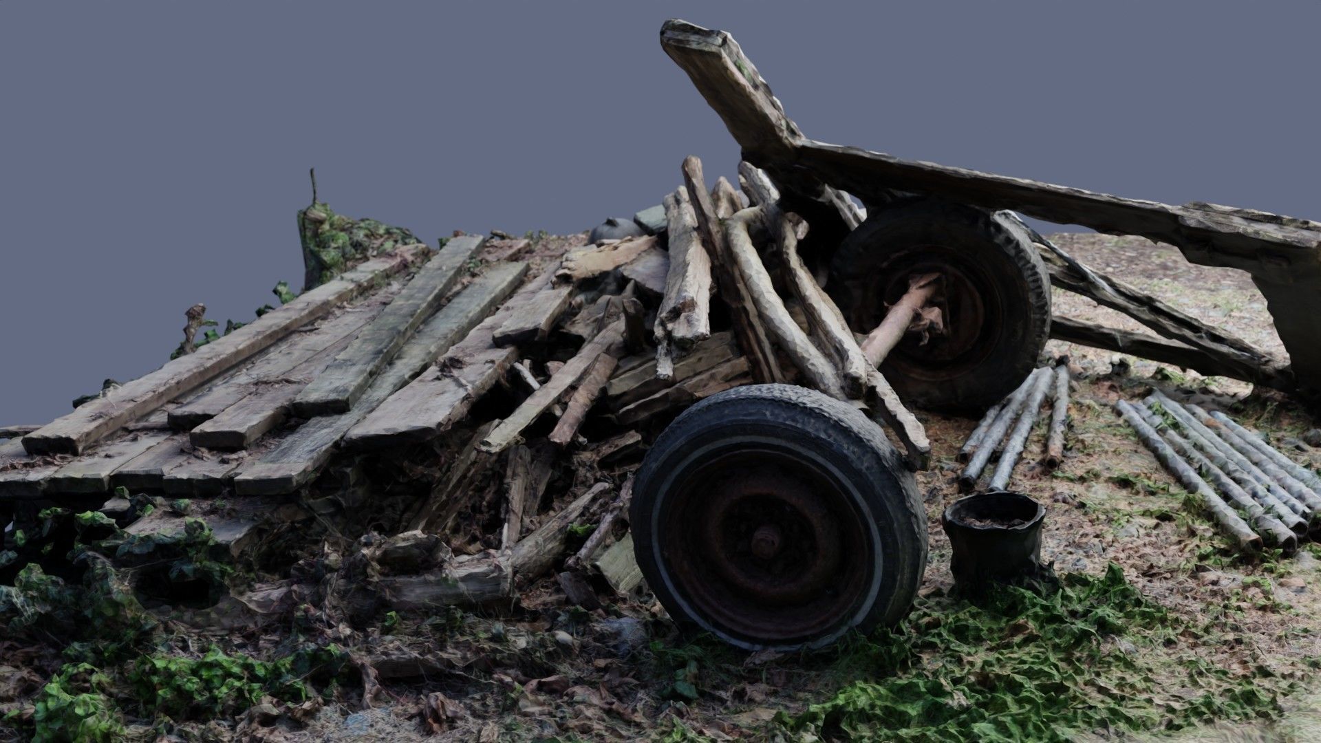 3D model Low-Poly Scanned Scrap Pile VR / AR / low-poly | CGTrader