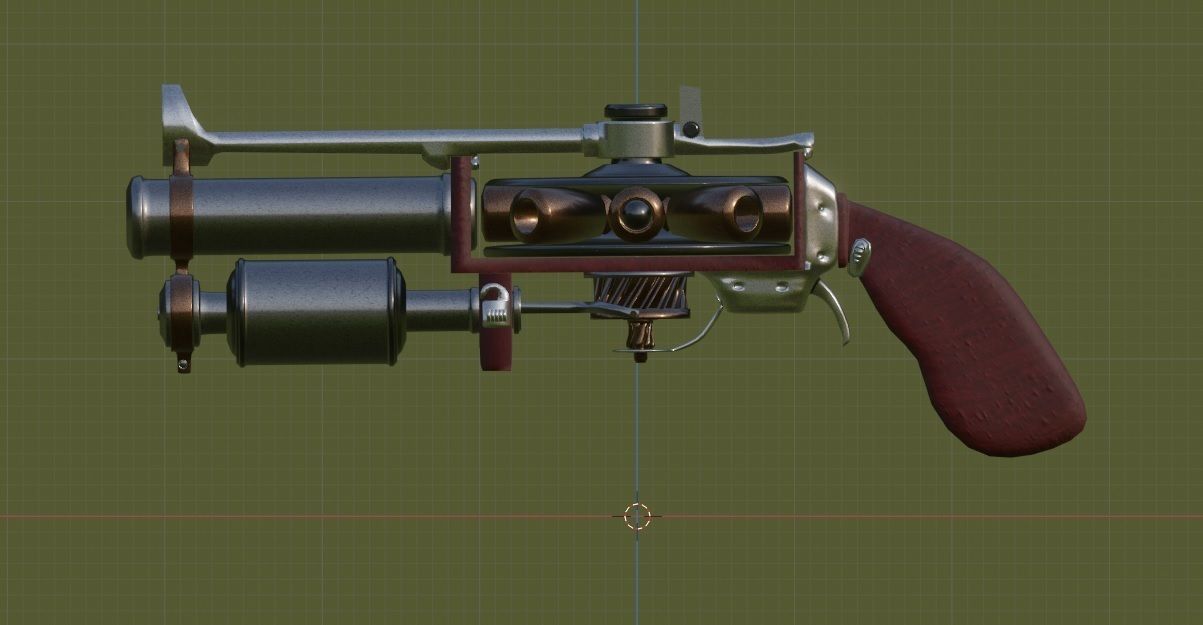 DR STONE GUN Pistola de Dr stone 3D model | CGTrader