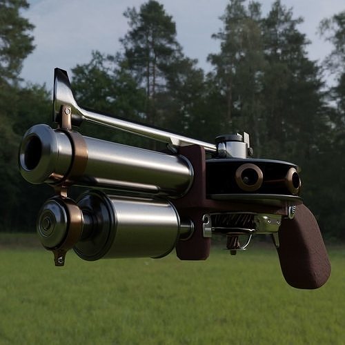 DR STONE GUN Pistola de Dr stone 3D model | CGTrader