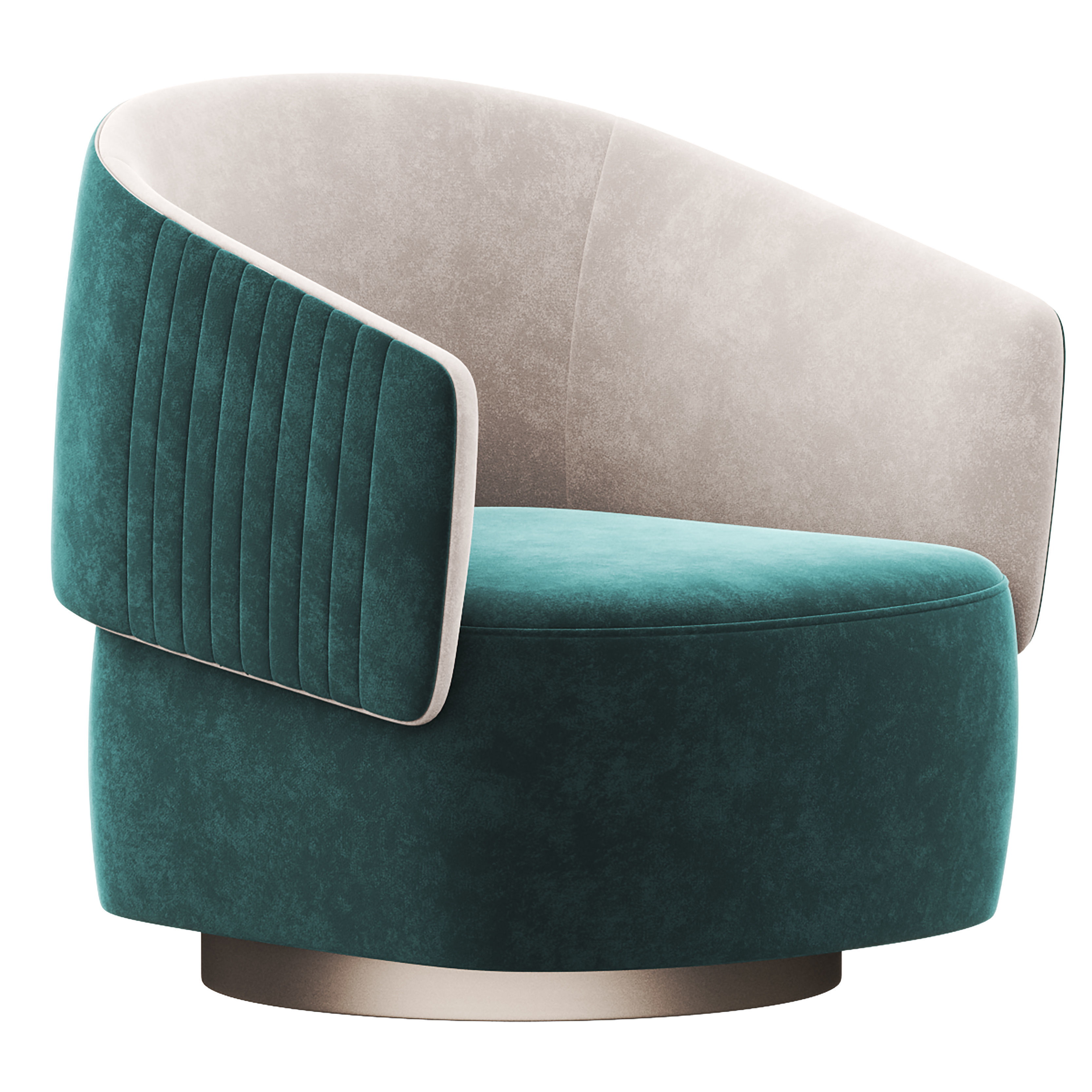 TWIBE Swivel armchair 3D model | CGTrader