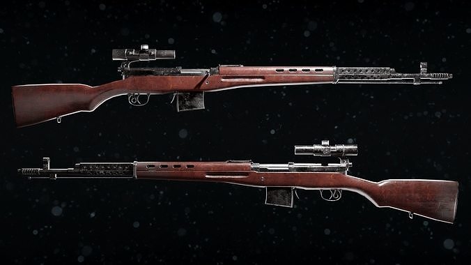 3D model svt-40 VR / AR / low-poly | CGTrader