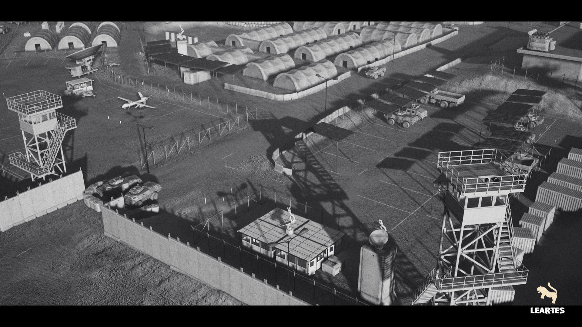 3D model Military Base Megapack VR / AR / low-poly | CGTrader