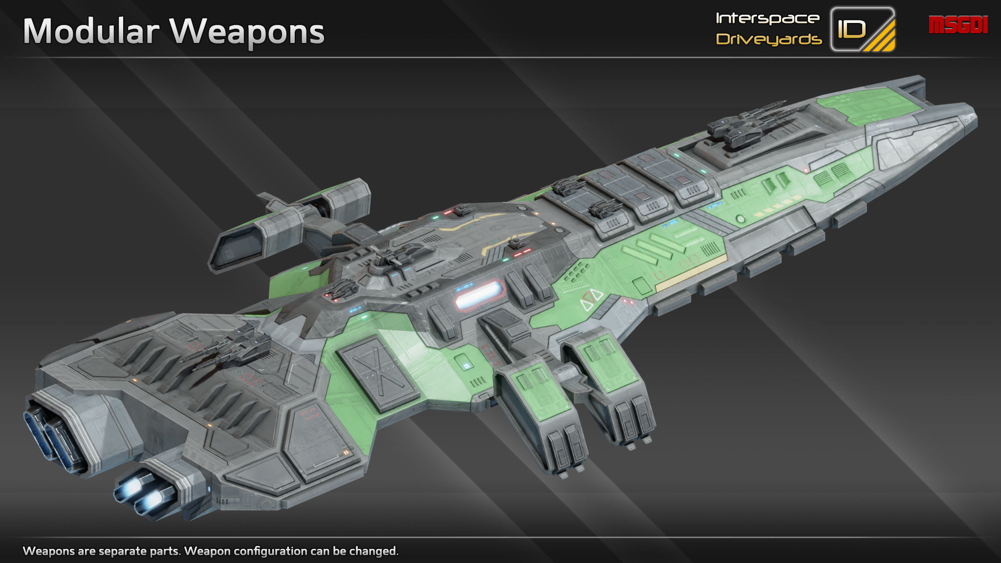 3D model Adamant Class Battlecruiser VR / AR / low-poly | CGTrader