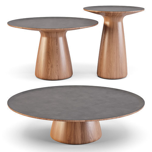 Walter Knoll Foster 620 - Coffee and Side Tables 3D model | CGTrader