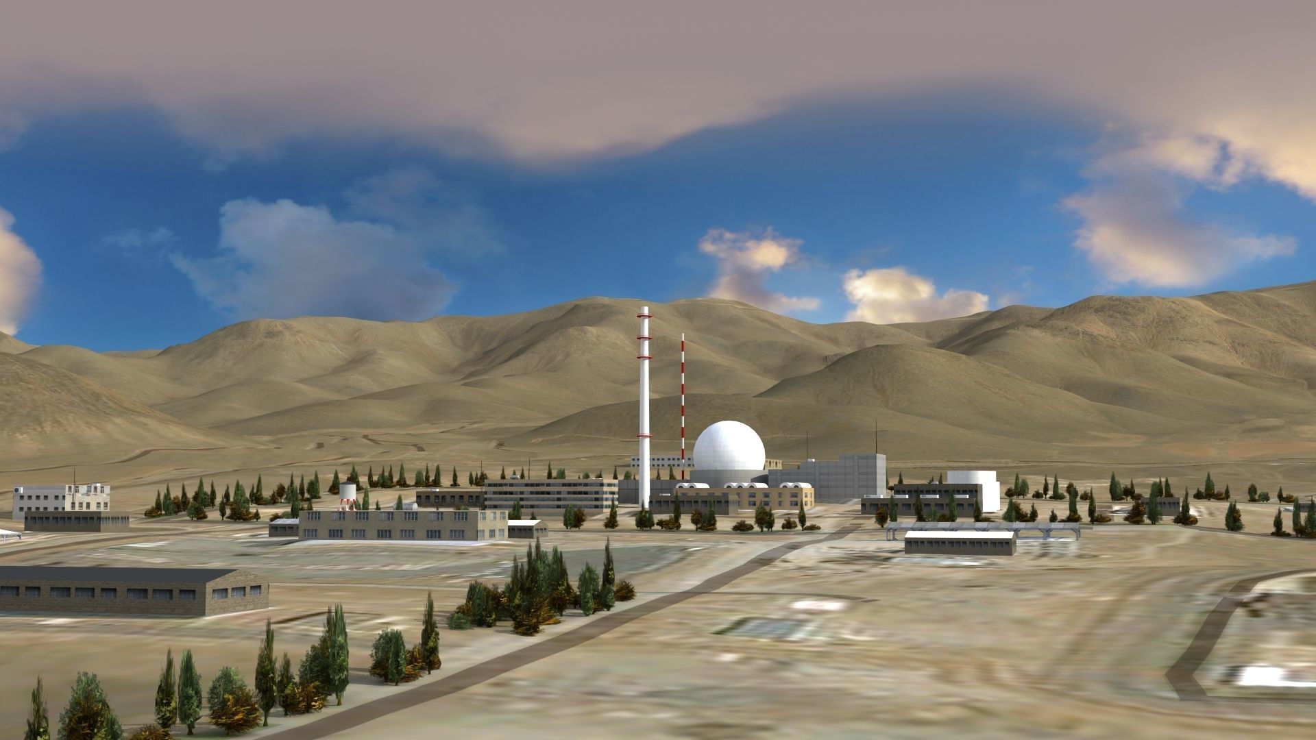Desert Research Facility 3D model | CGTrader