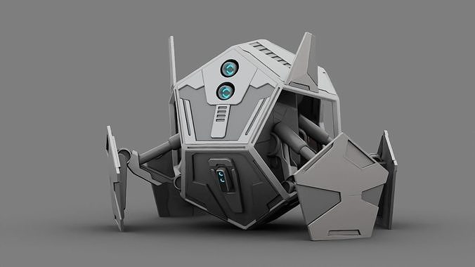 Spy robot rigged- animated character 3D model animated rigged | CGTrader