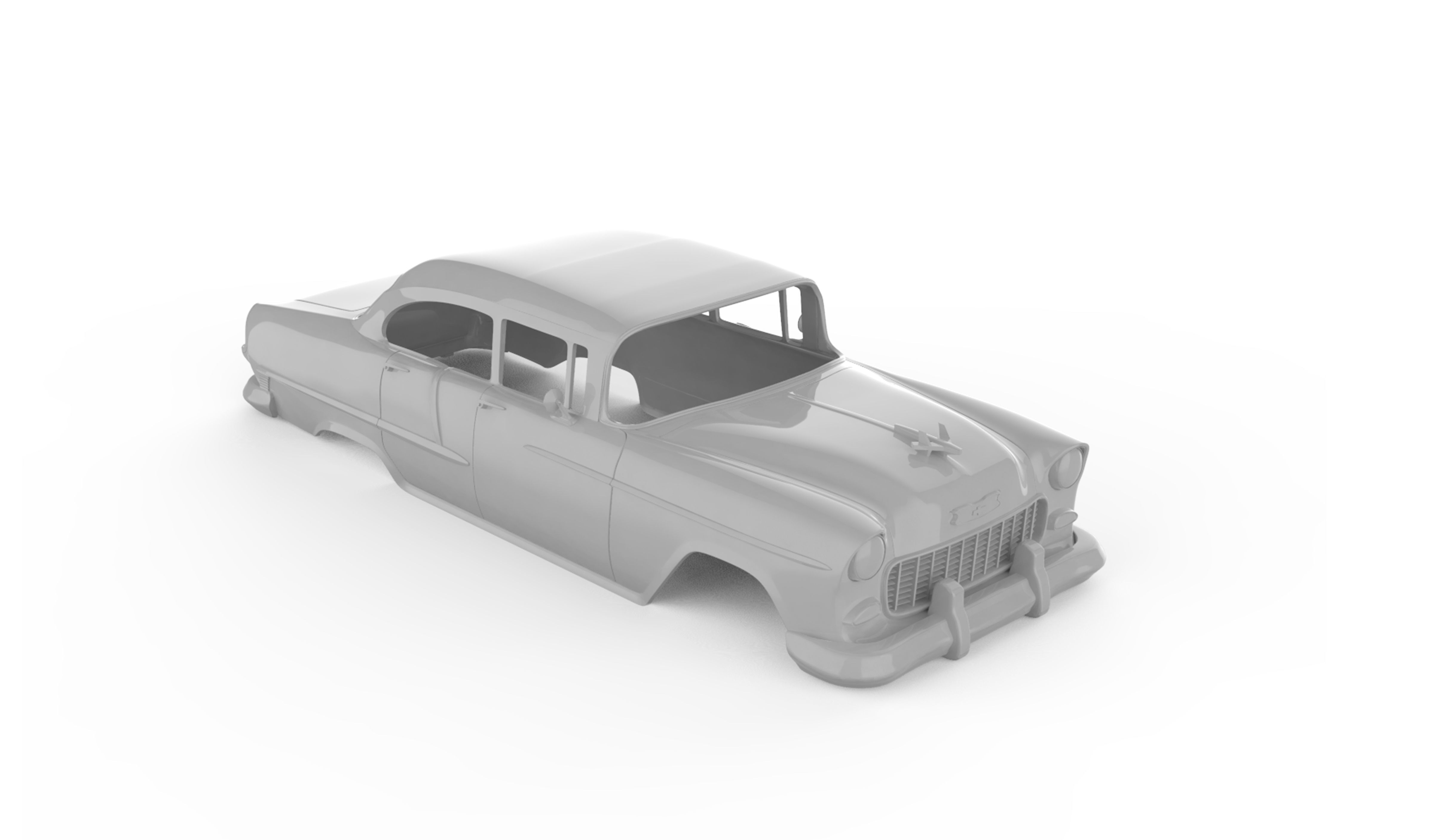 1955 Chevrolet Bel Air 4door 3D model 3D printable | CGTrader