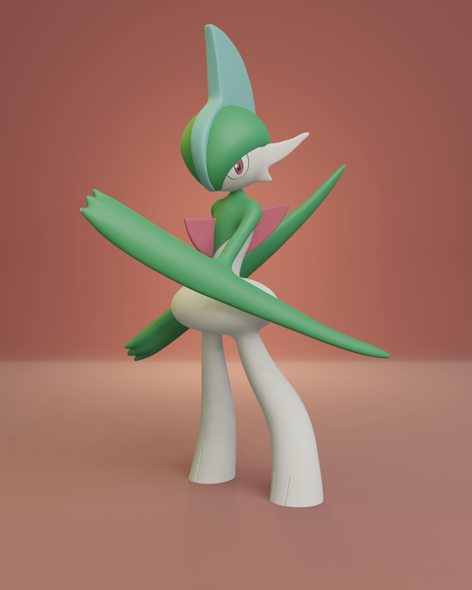 Pokemon - Gallade 3D model 3D printable | CGTrader
