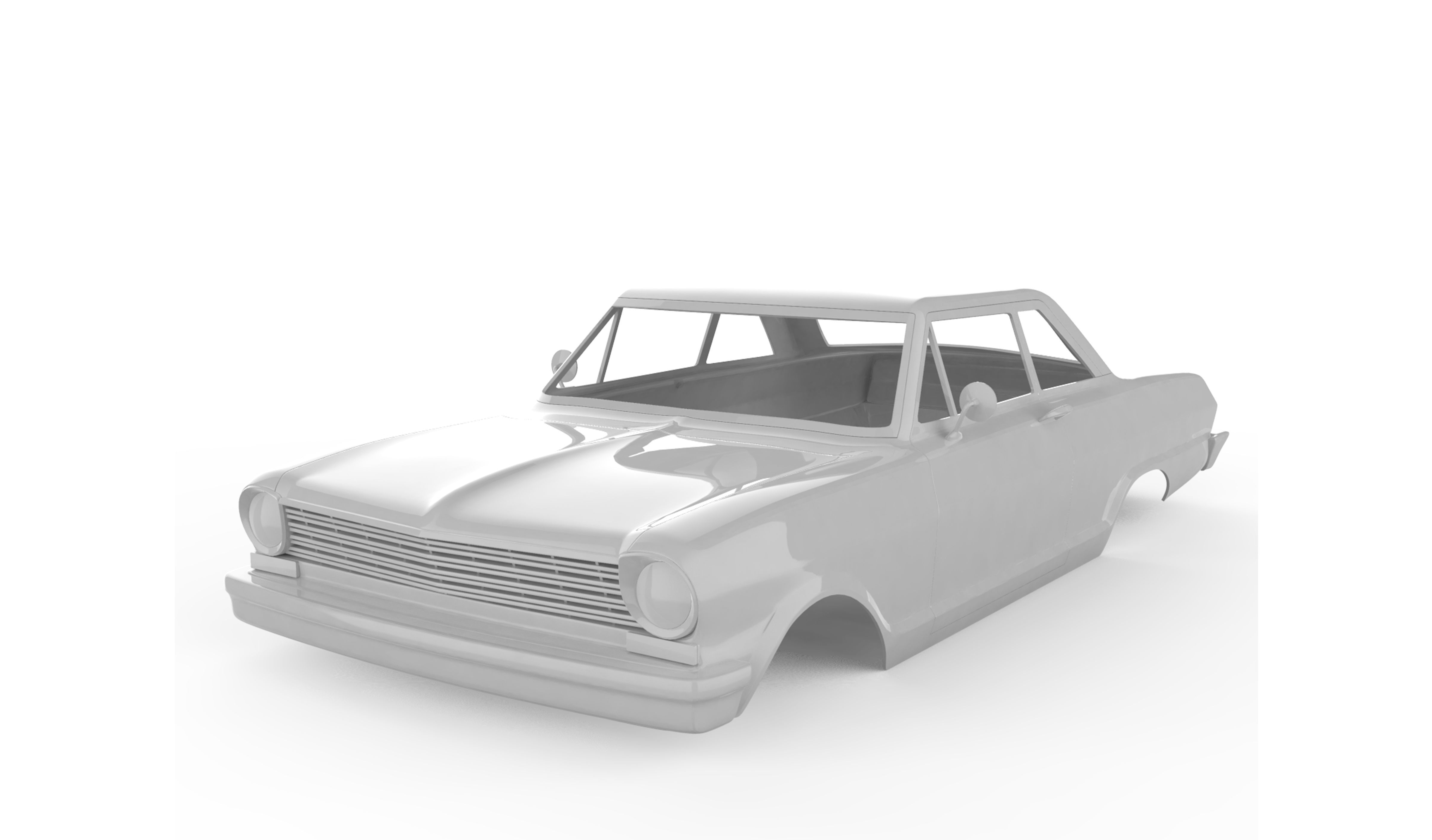 1964 Chevy II Nova 3D model 3D printable | CGTrader