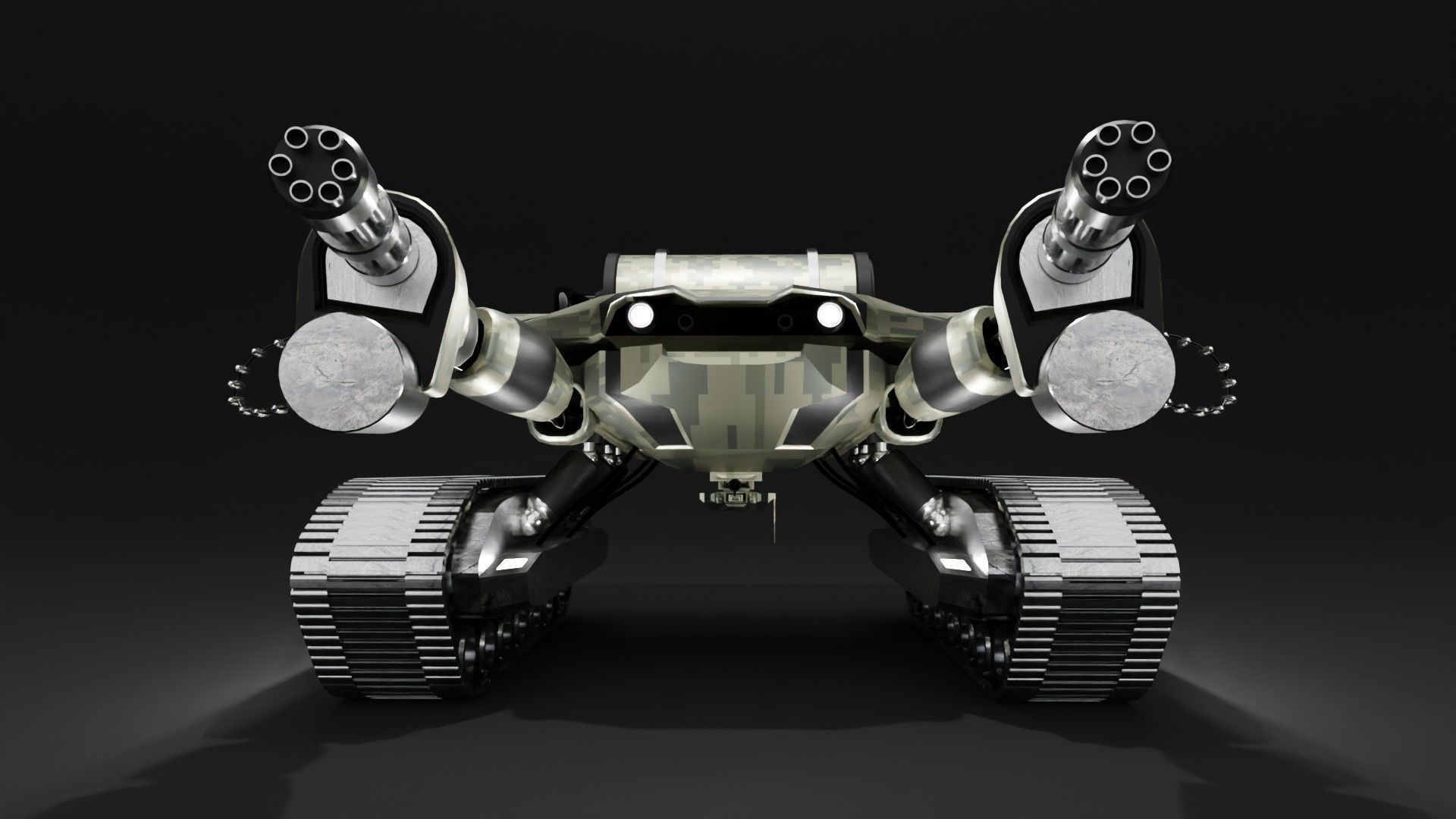 Military Crab Vehicle 3D model animated | CGTrader