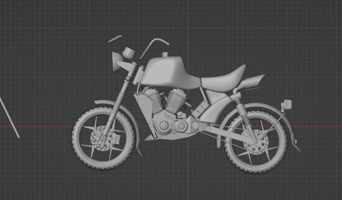 kgf chapter 3 updated version rocky bike 3D model | CGTrader