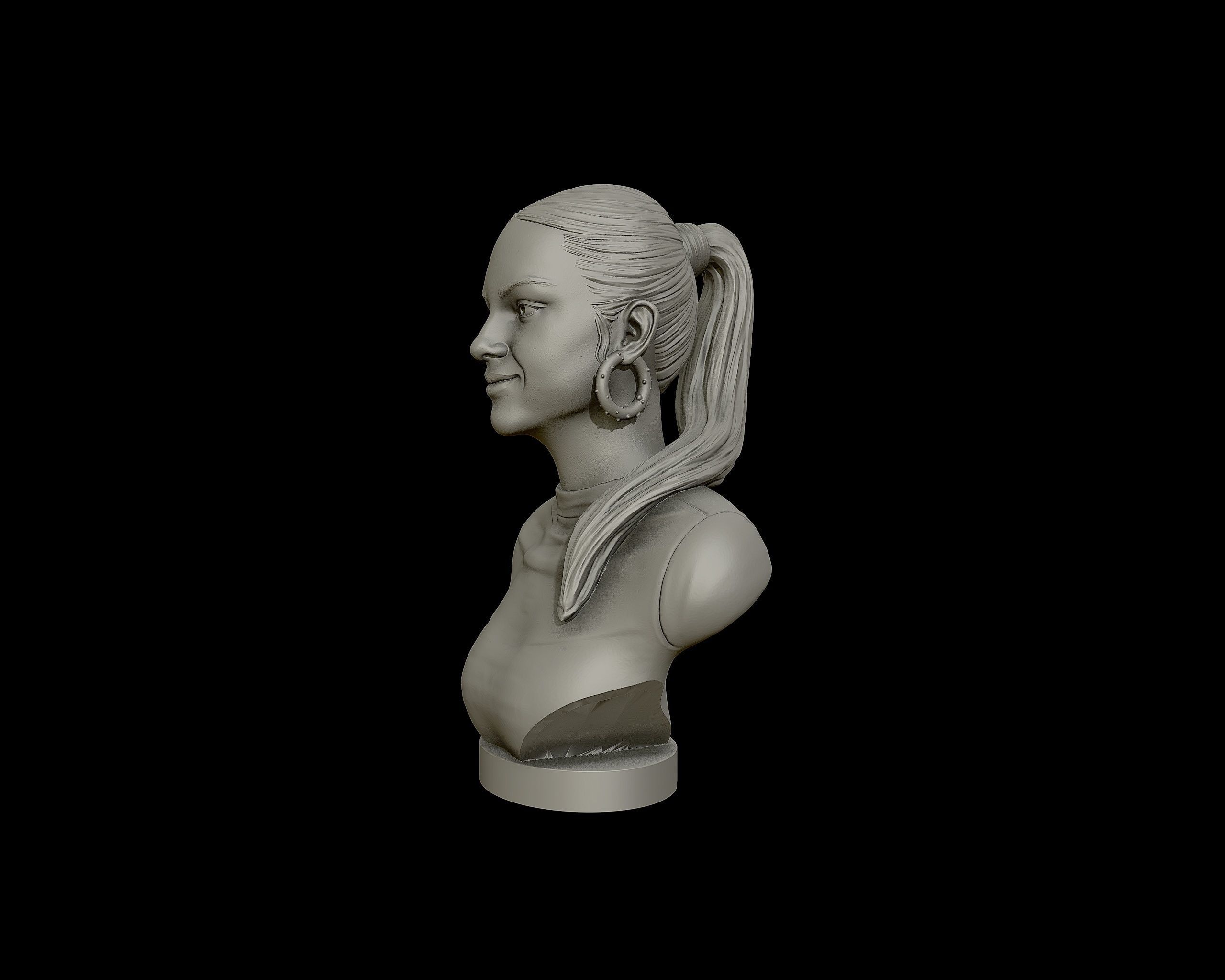 Olivia Rodrigo Bust 3D model 3D printable | CGTrader