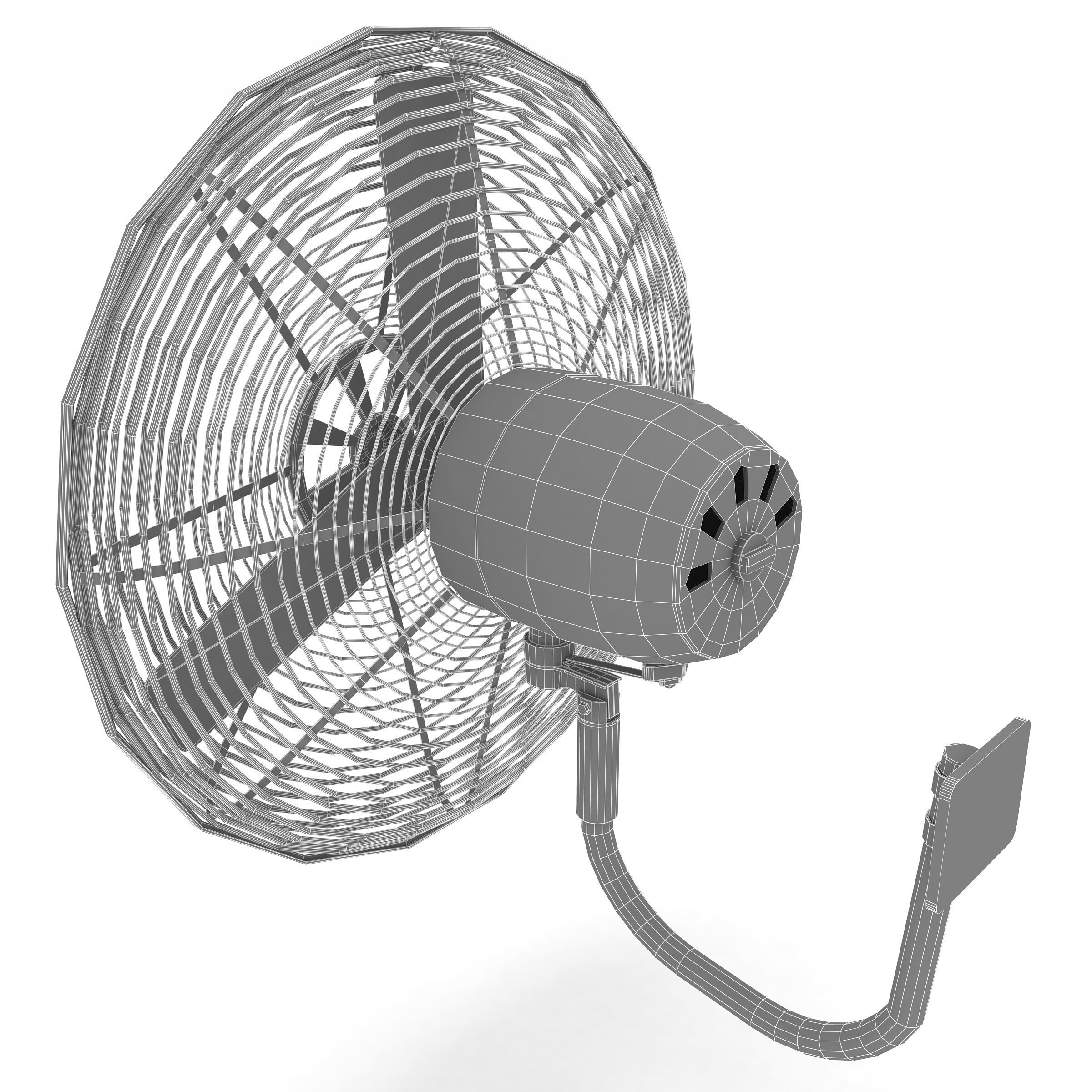 wall fan 3D model | CGTrader
