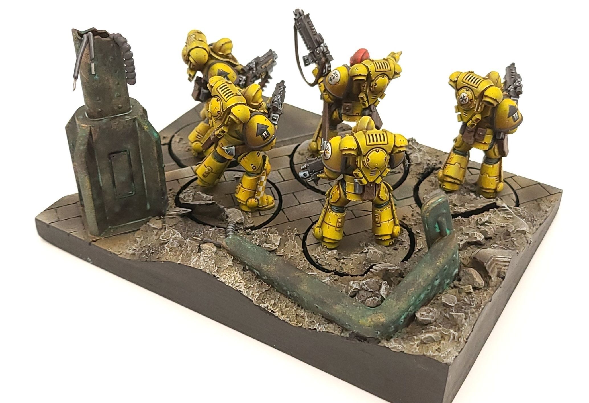 28mm Scale Urban Display Plinth with 5 bases 3D model 3D printable ...