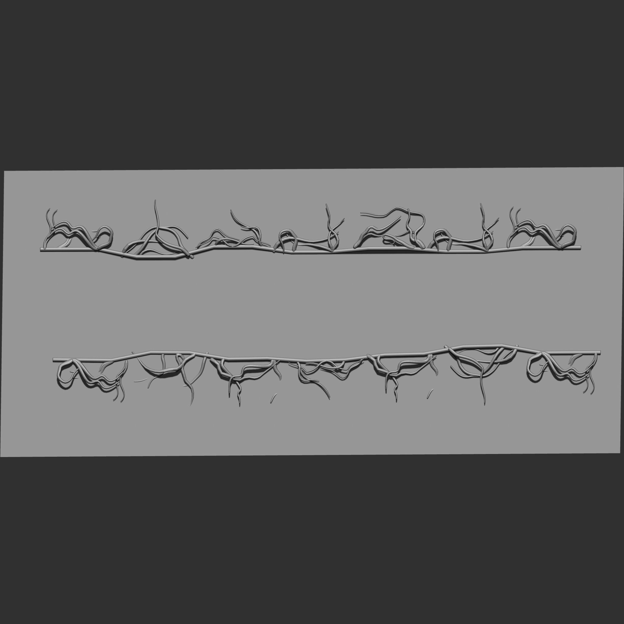 400 Torn Fabric Brushes Alpha IMM Brush Collection 3D model | CGTrader