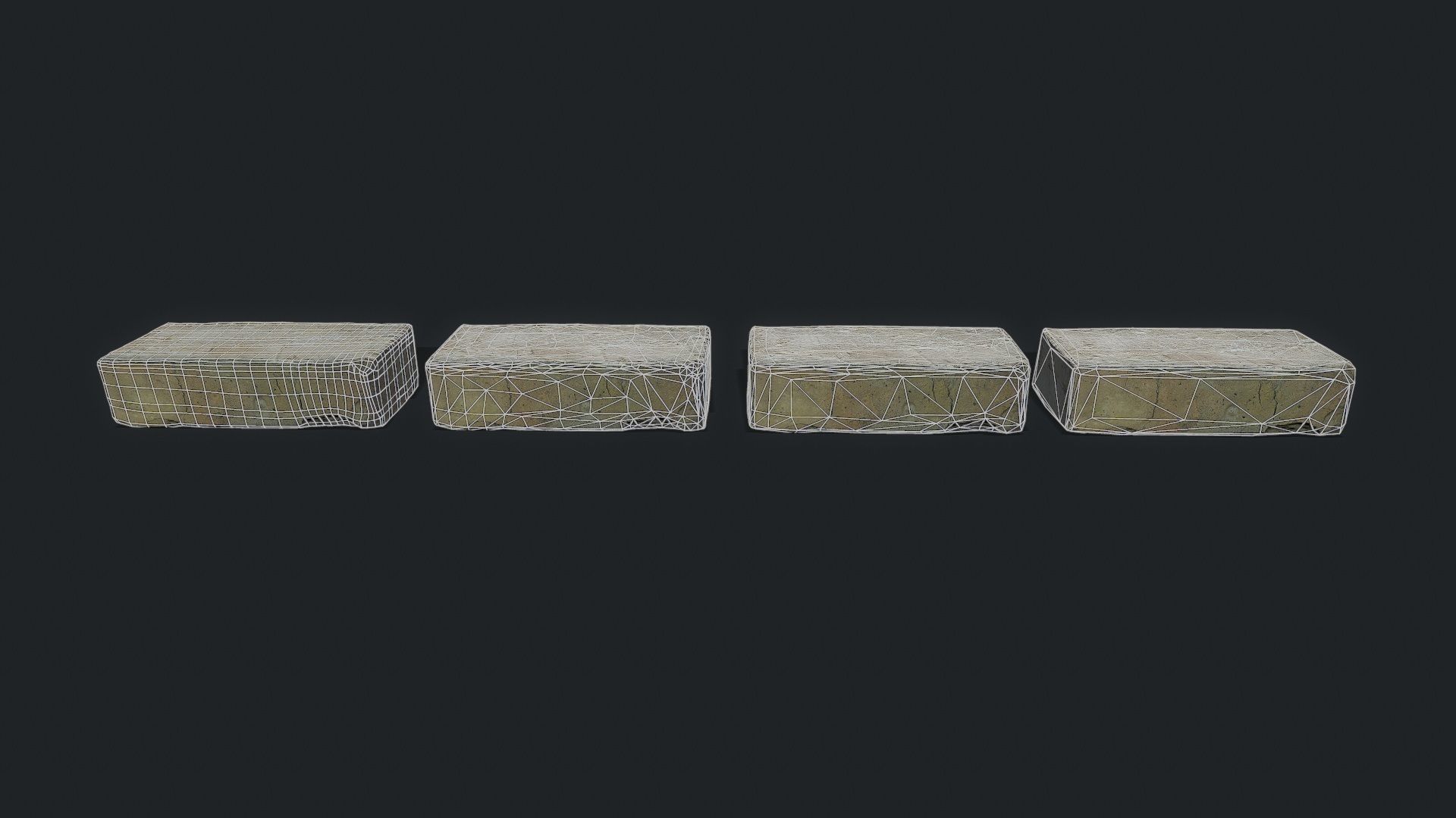 3D model 3D Scan Old Bricks Pack - Props VR / AR / low-poly | CGTrader