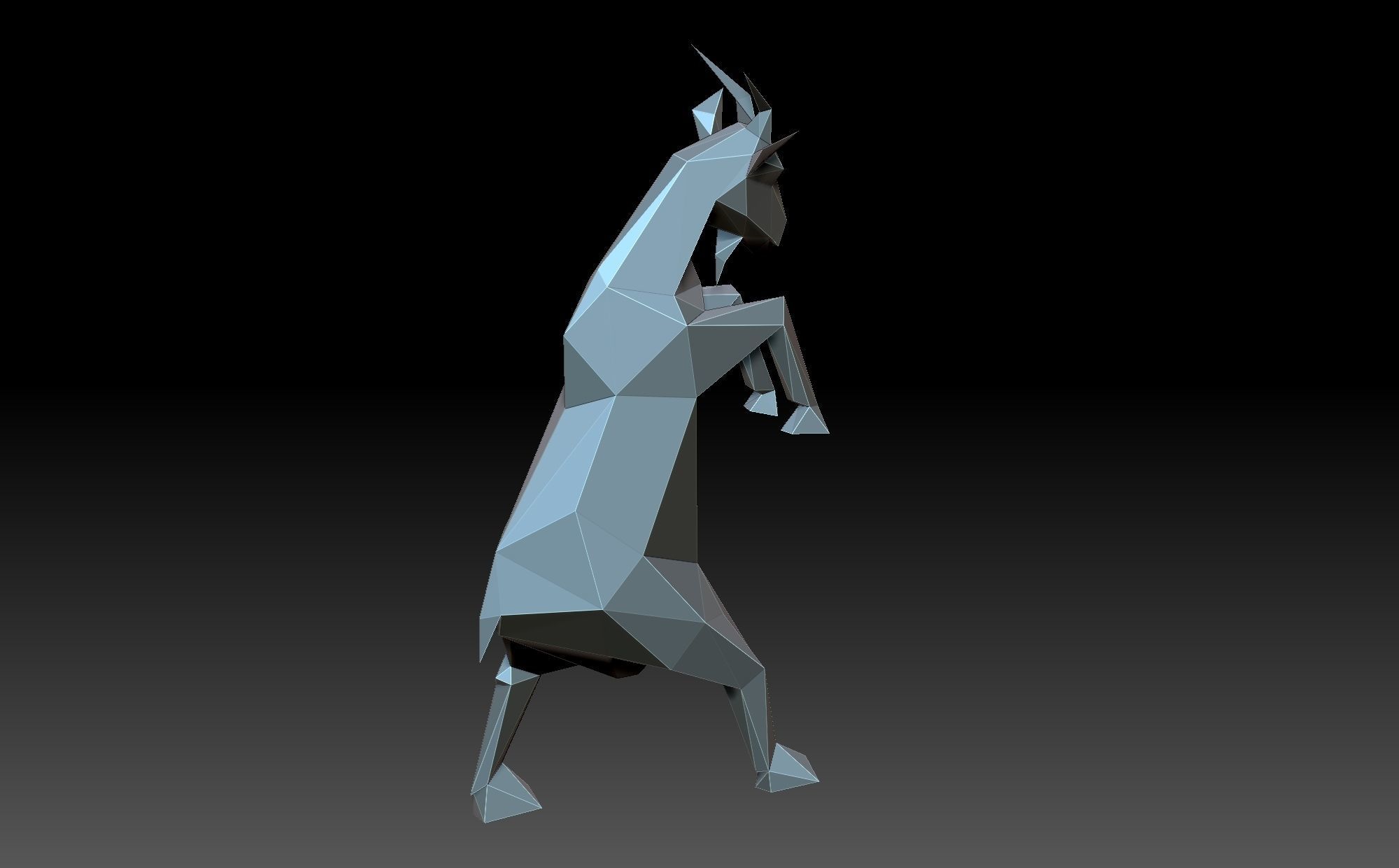Low poly goat 3D model 3D printable | CGTrader