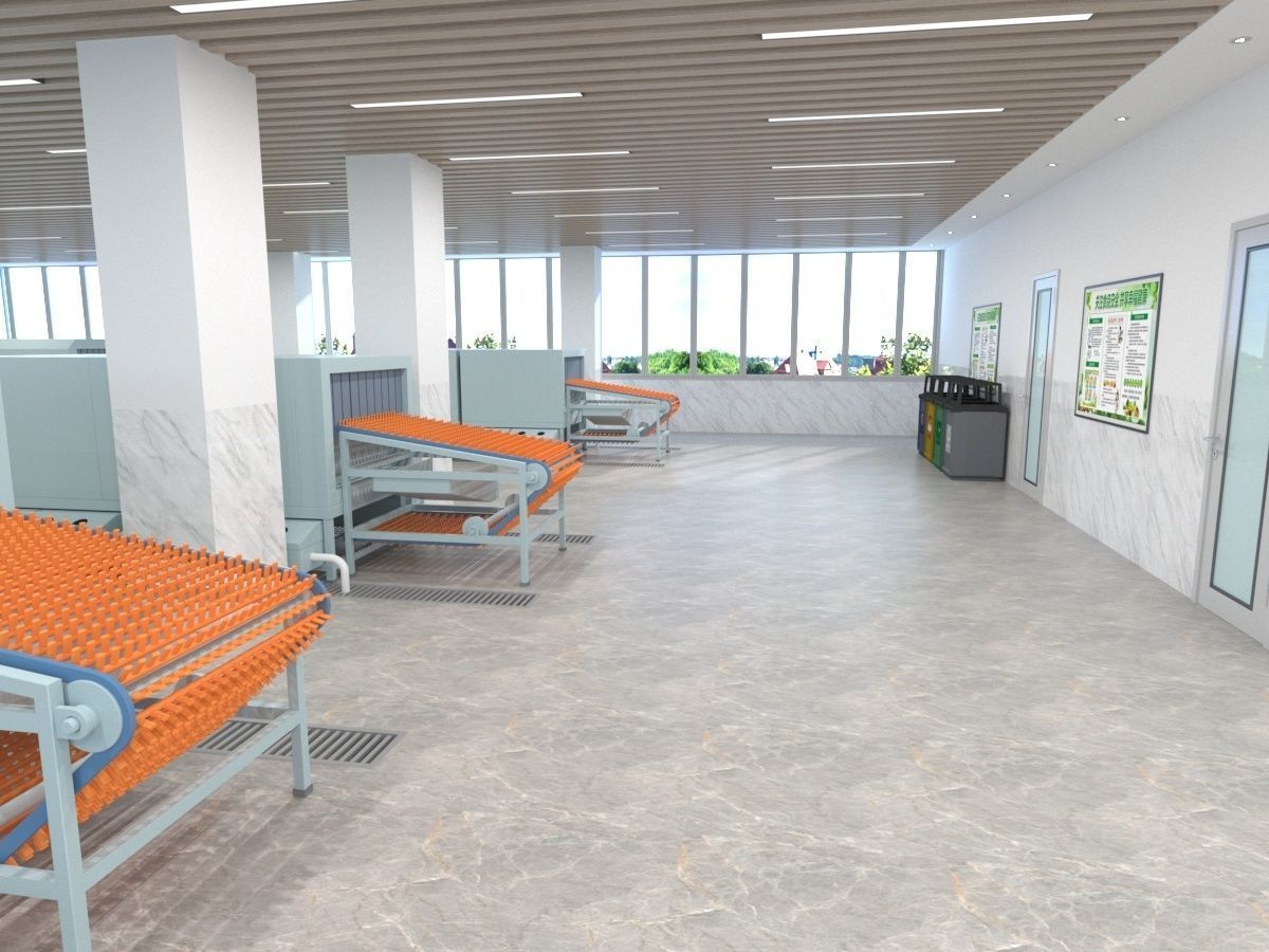 Factory Interior 3D model | CGTrader