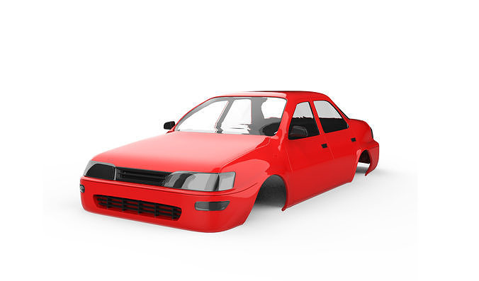 Toyota Corolla E100 3D model 3D printable | CGTrader