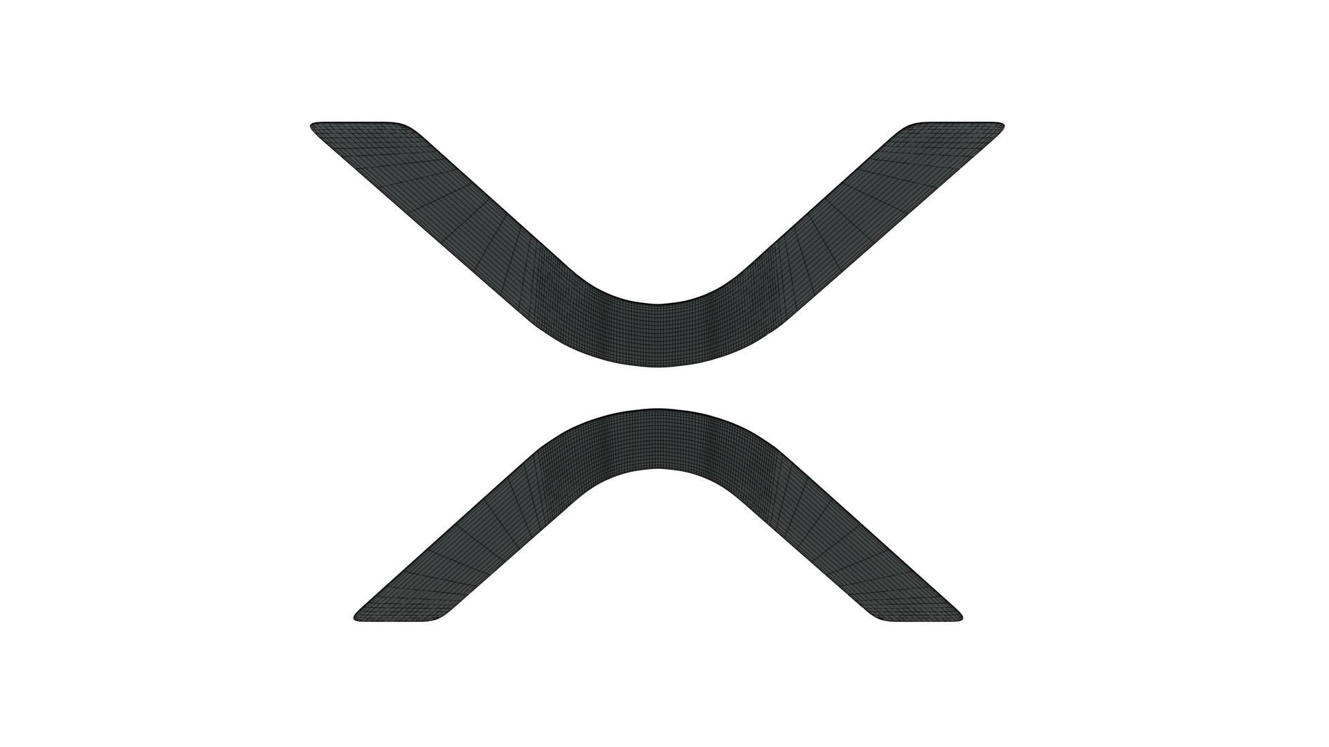 Ripple XRP Coin Cryptocurrency Logo 3D Model 3D model | CGTrader