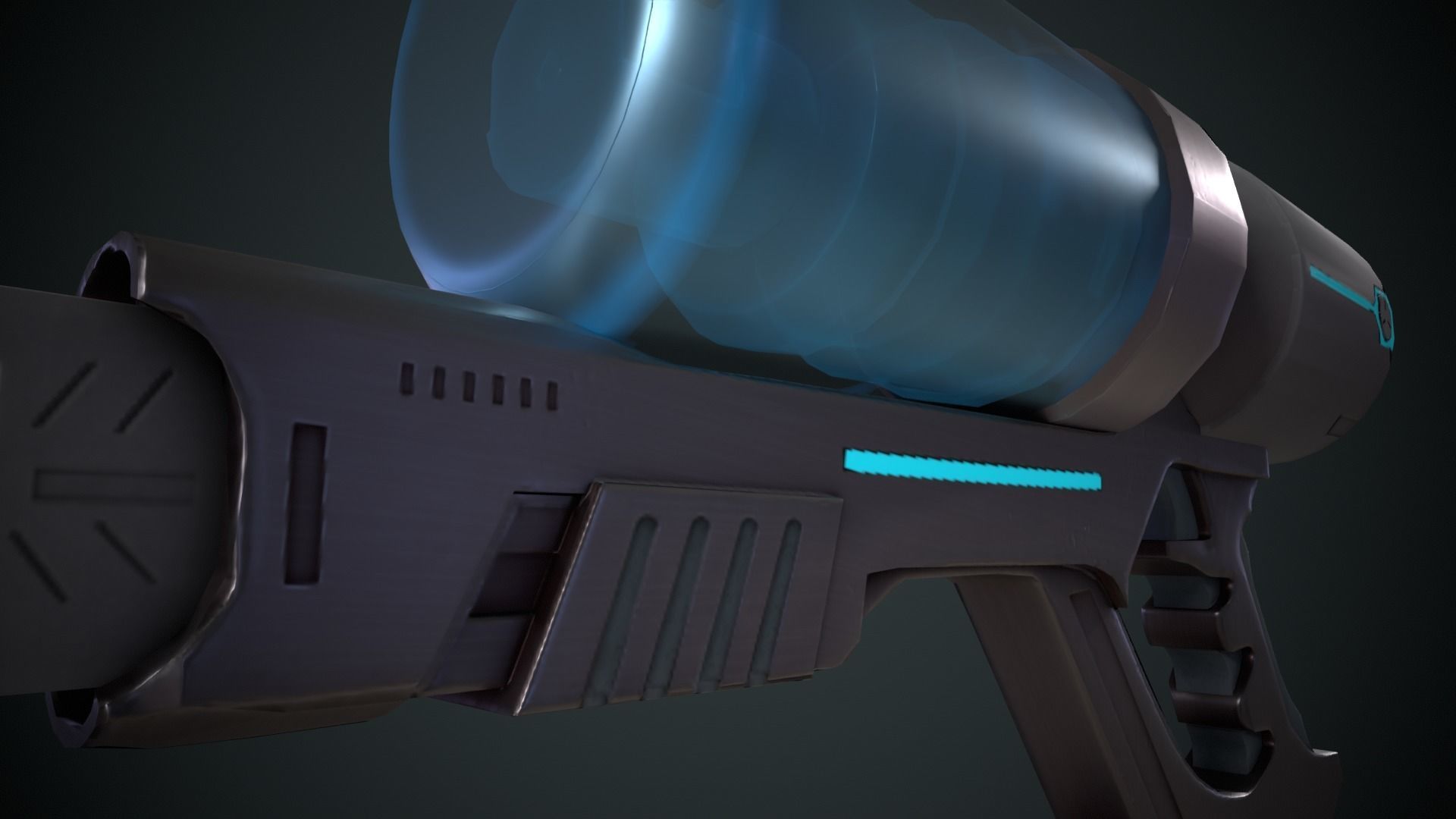 3D model Sci-Fi Plasma-Gun VR / AR / low-poly | CGTrader