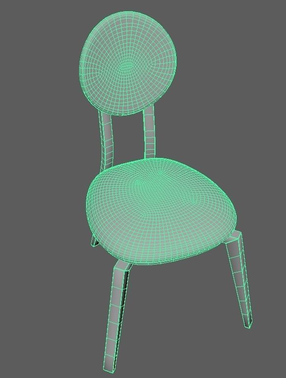 3D model Contemporary Round Chair 3D model VR / AR / low-poly | CGTrader
