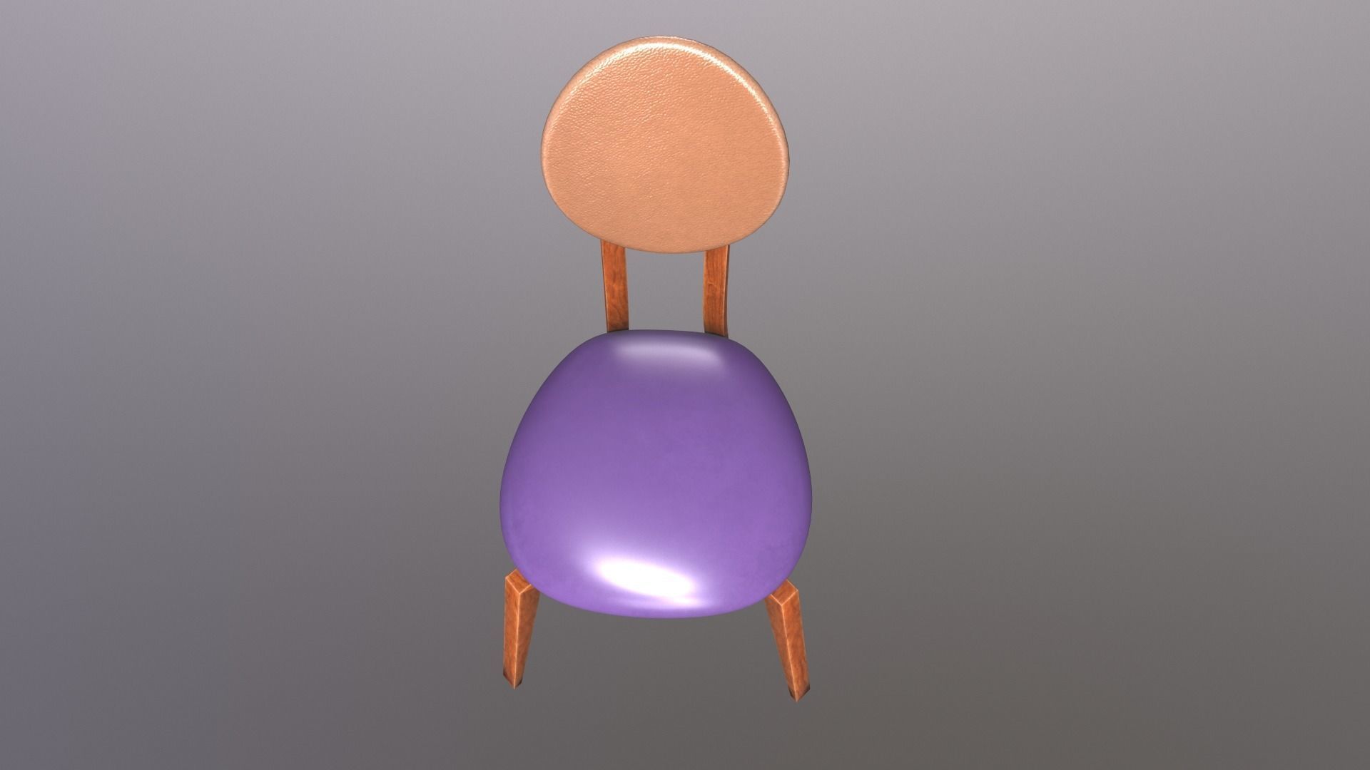 3D model Contemporary Round Chair 3D model VR / AR / low-poly | CGTrader