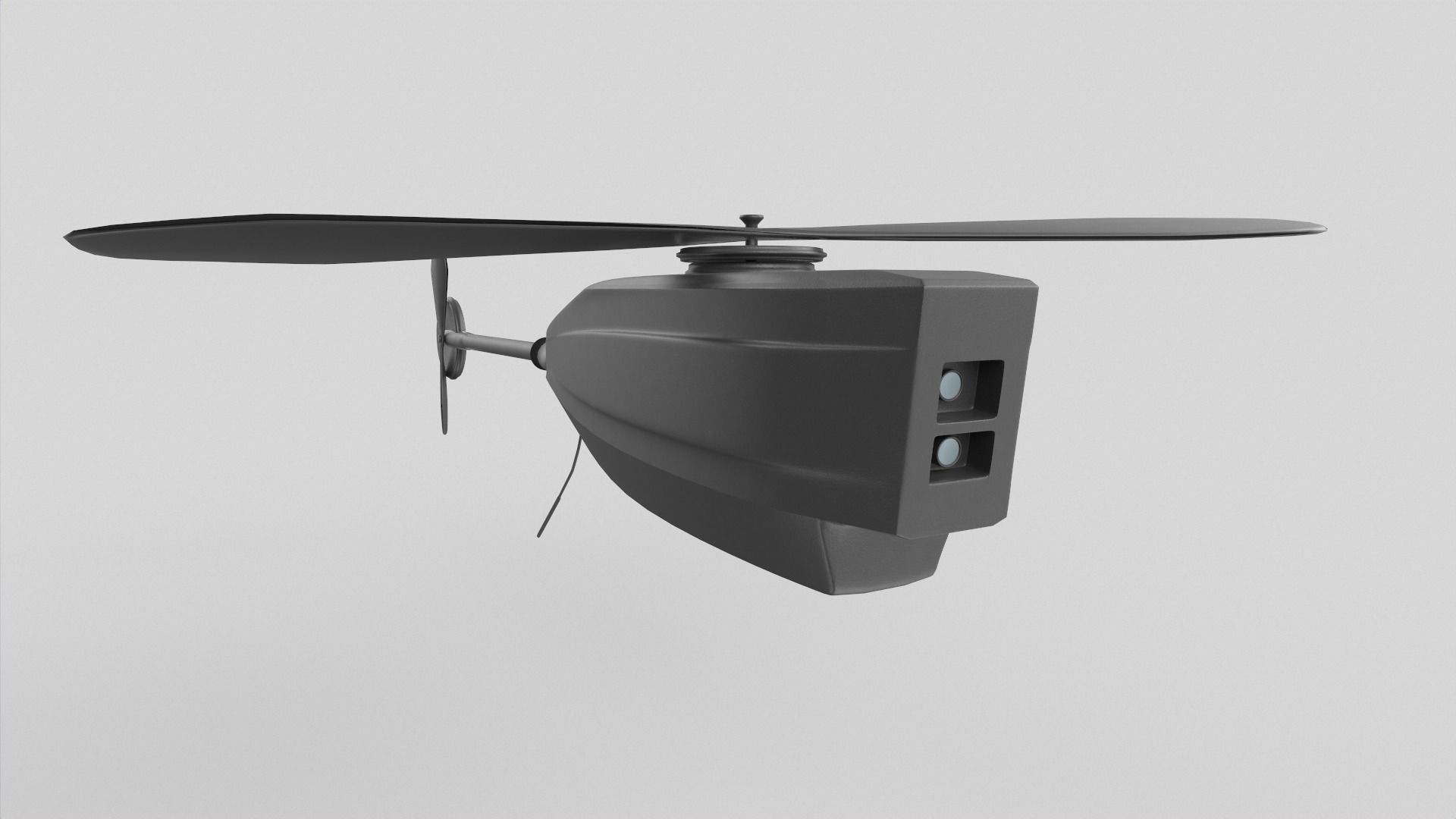 Black Hornet Nano UAV Micro Drone 3D model | CGTrader