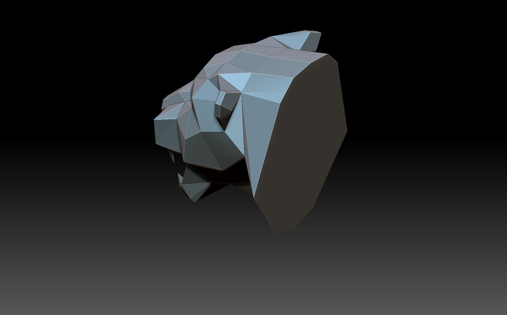 Panther head 3D model 3D printable | CGTrader