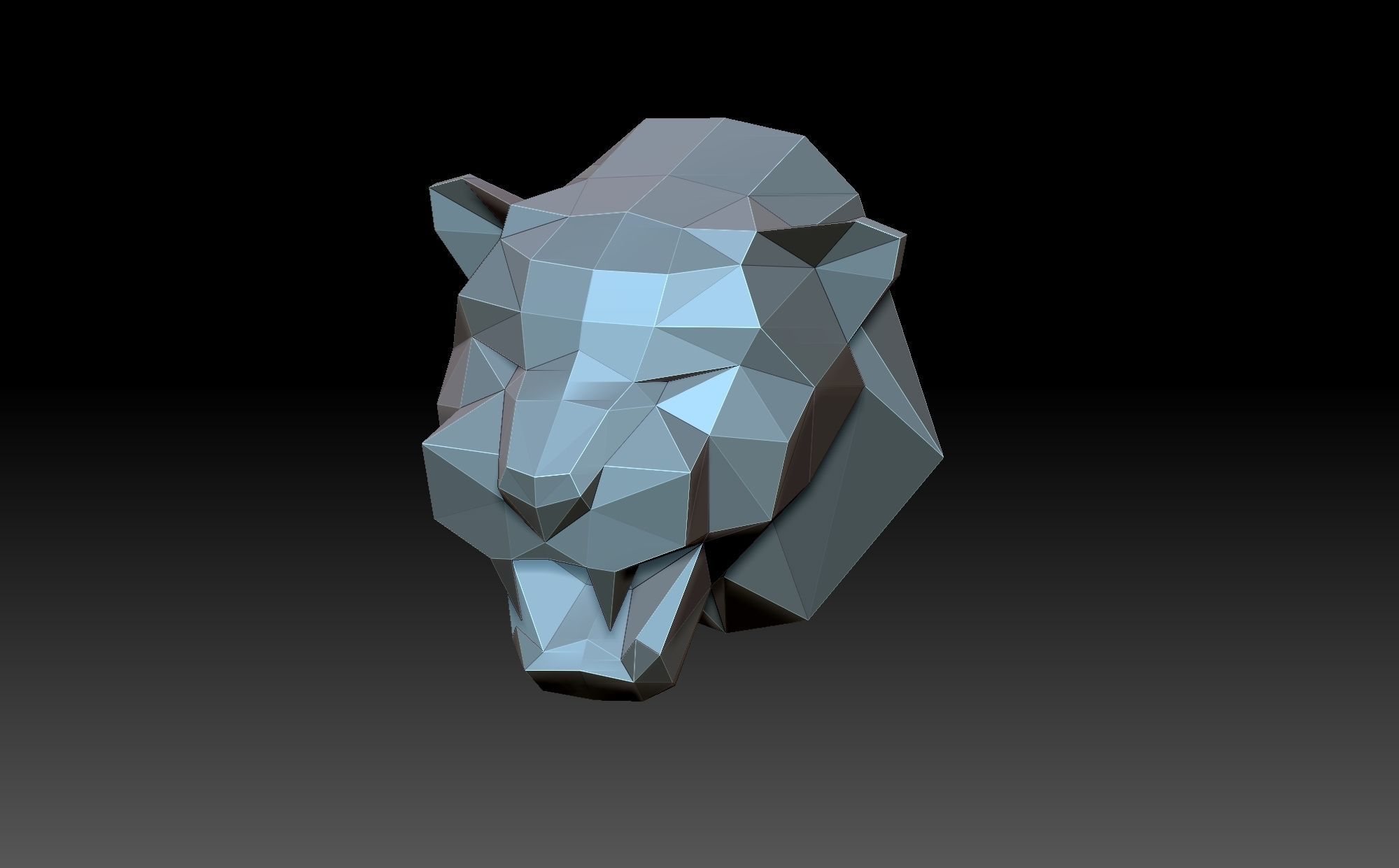 Panther head 3D model 3D printable | CGTrader