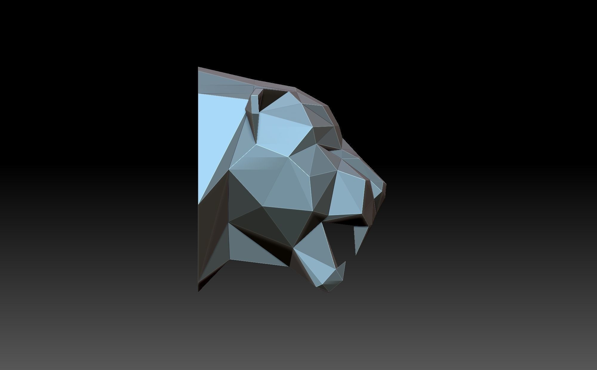 Panther head 3D model 3D printable | CGTrader