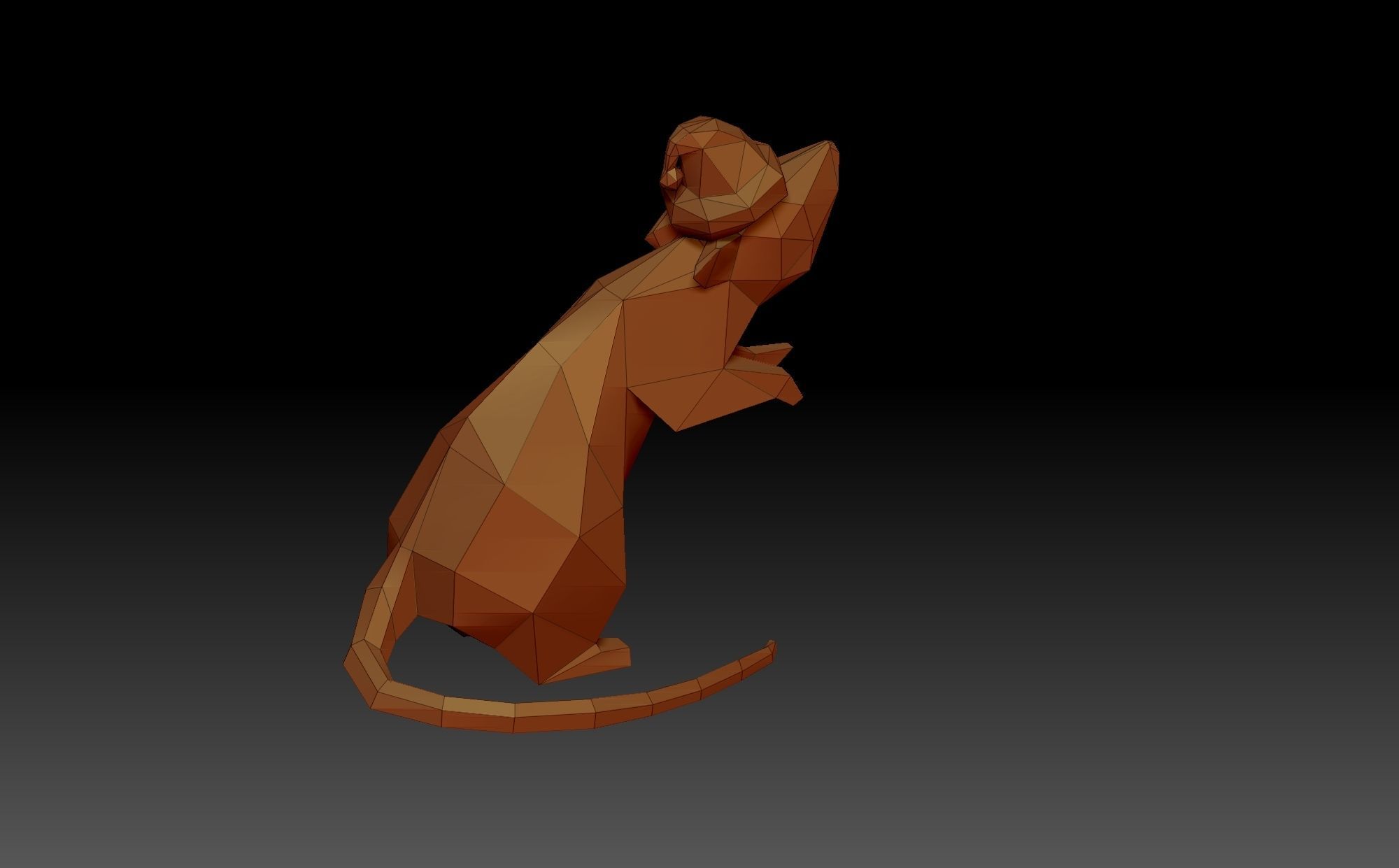 Low poly mouse 3D model 3D printable | CGTrader