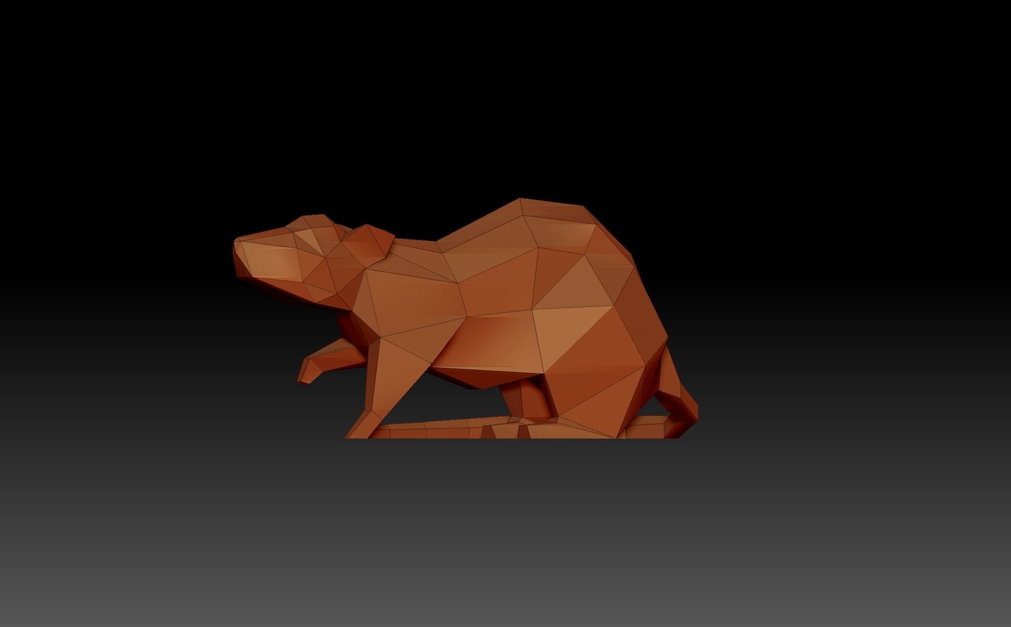 Low poly rat 3D model 3D printable | CGTrader