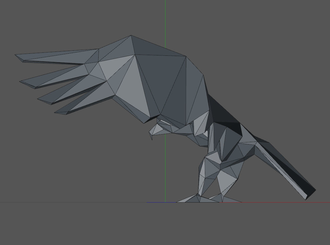 Low Poly Eagle 3D model 3D printable | CGTrader