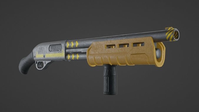 3D model Short Tactical Shotgun VR / AR / low-poly | CGTrader