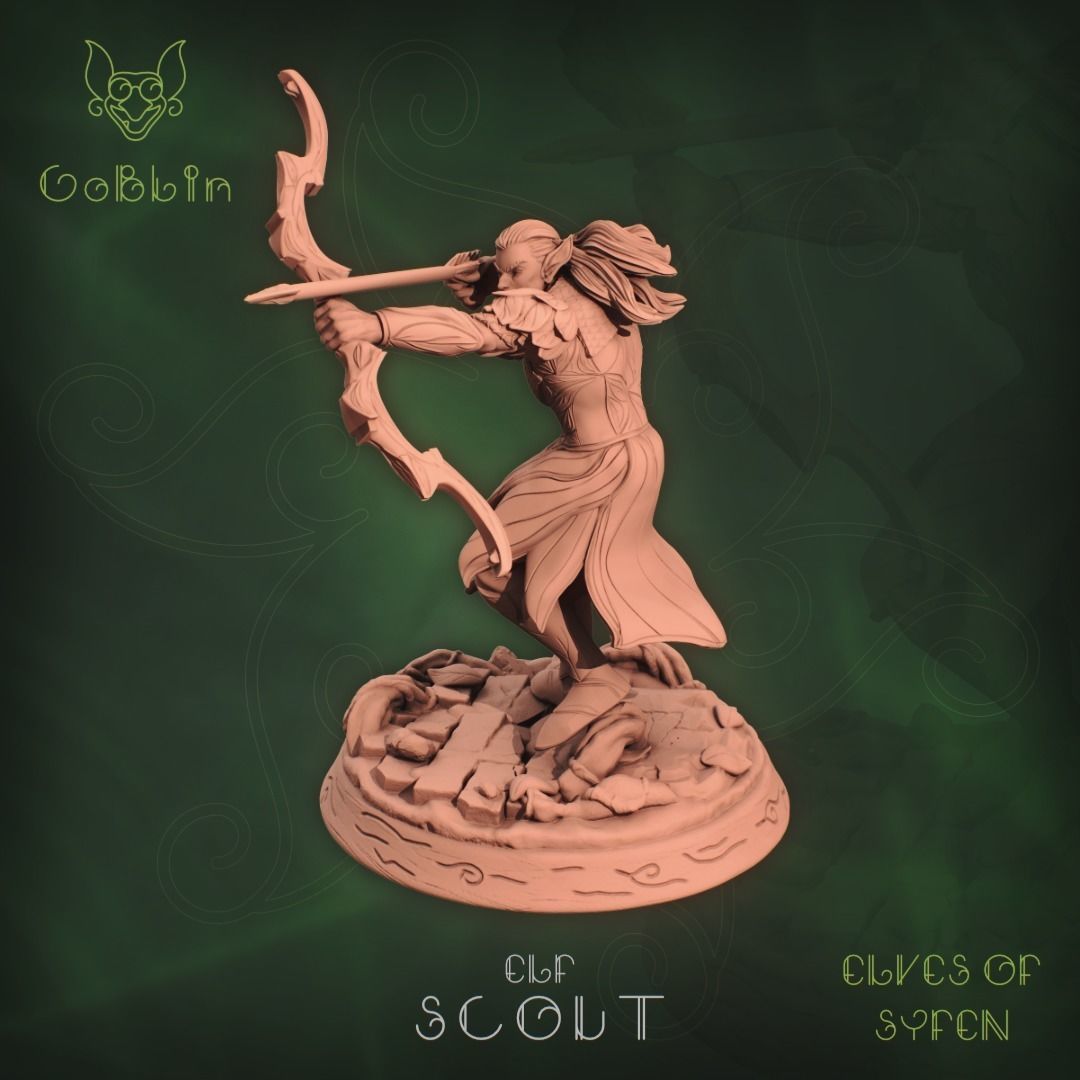 ELF SCOUT 2 - Elves of Syfen 3D model 3D printable | CGTrader