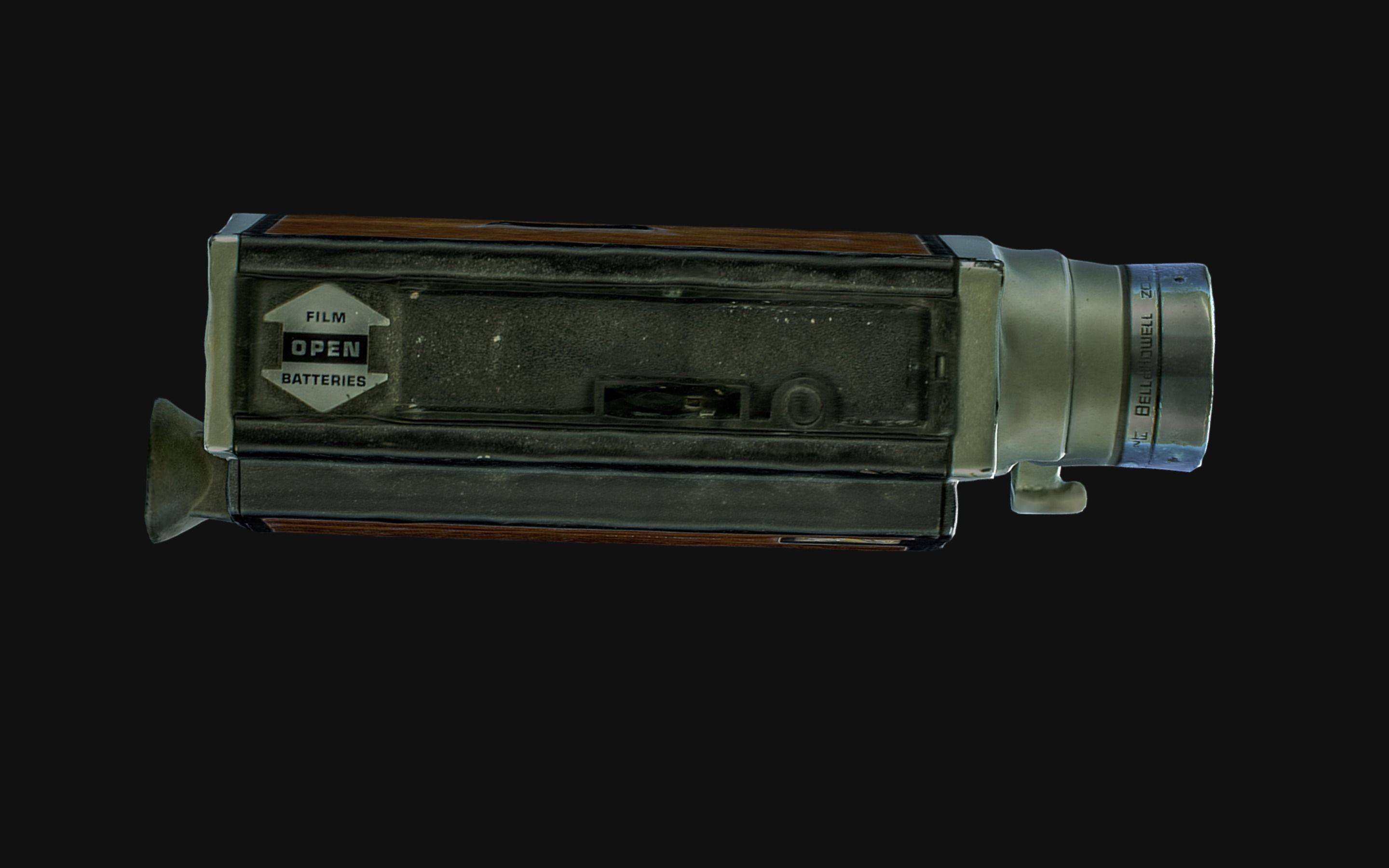 3D model Super 8mm camera scan 70s retro camera photogrammetry VR / AR ...