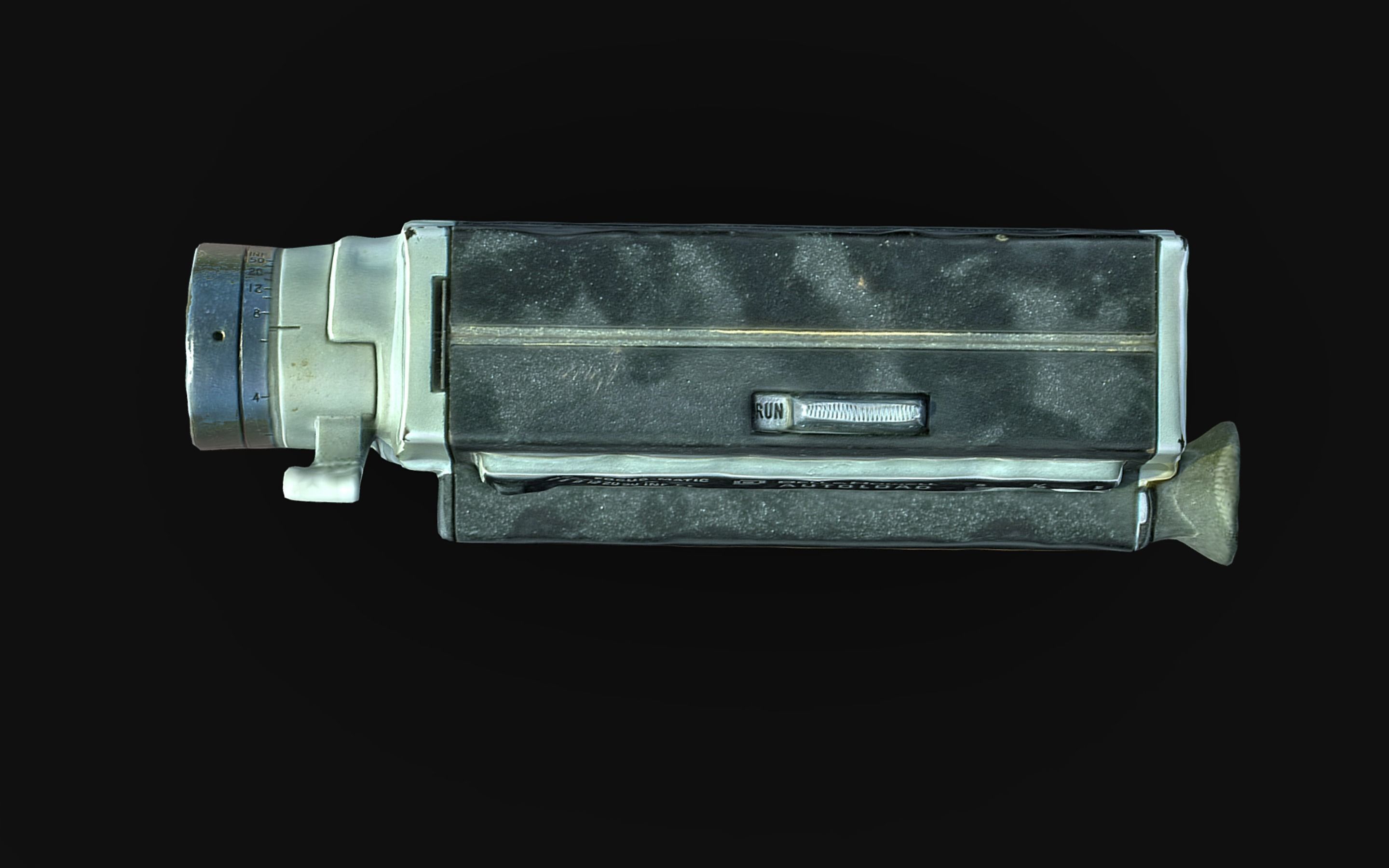 3D model Super 8mm camera scan 70s retro camera photogrammetry VR / AR ...