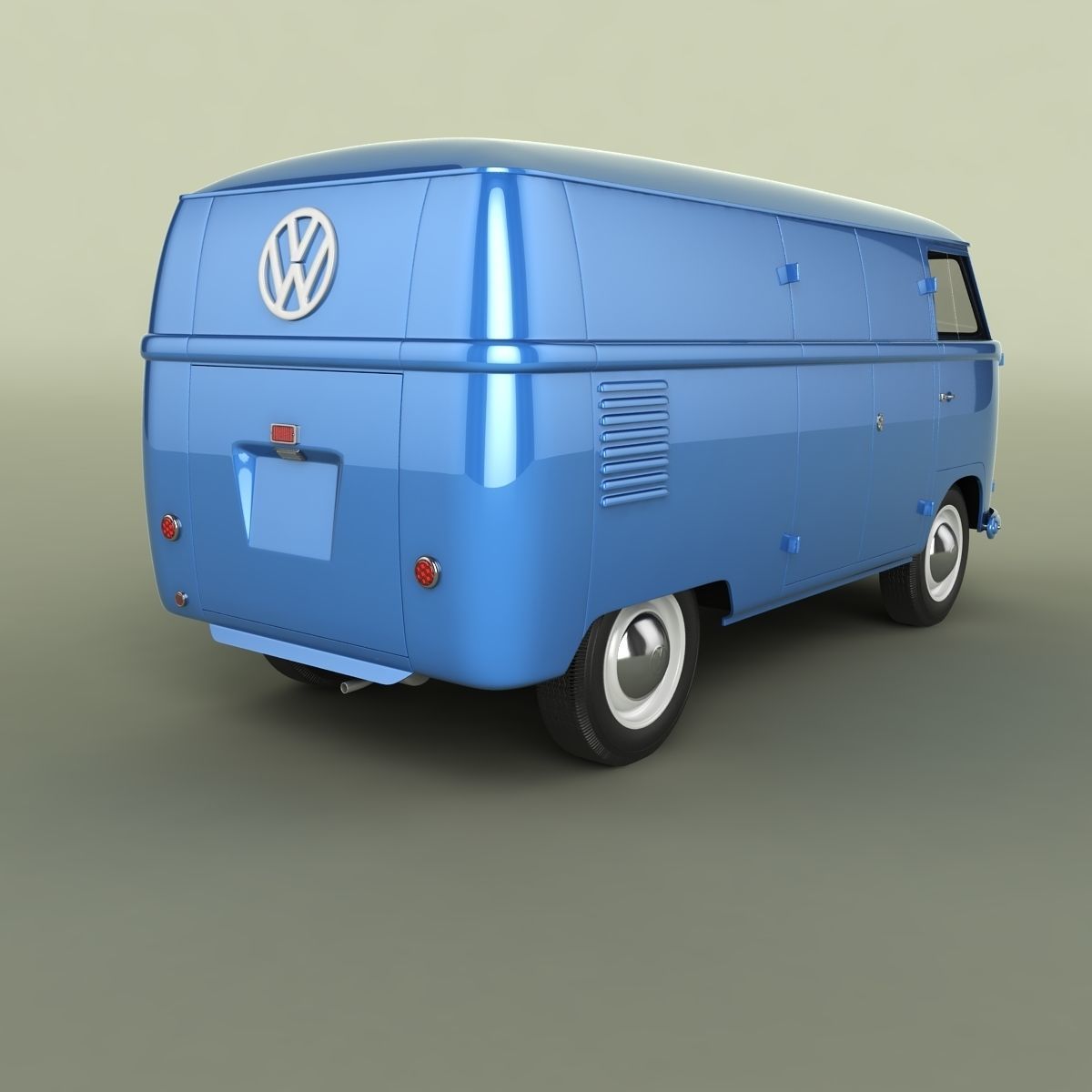 Volkswagen Type 2 van T1 3D model | CGTrader