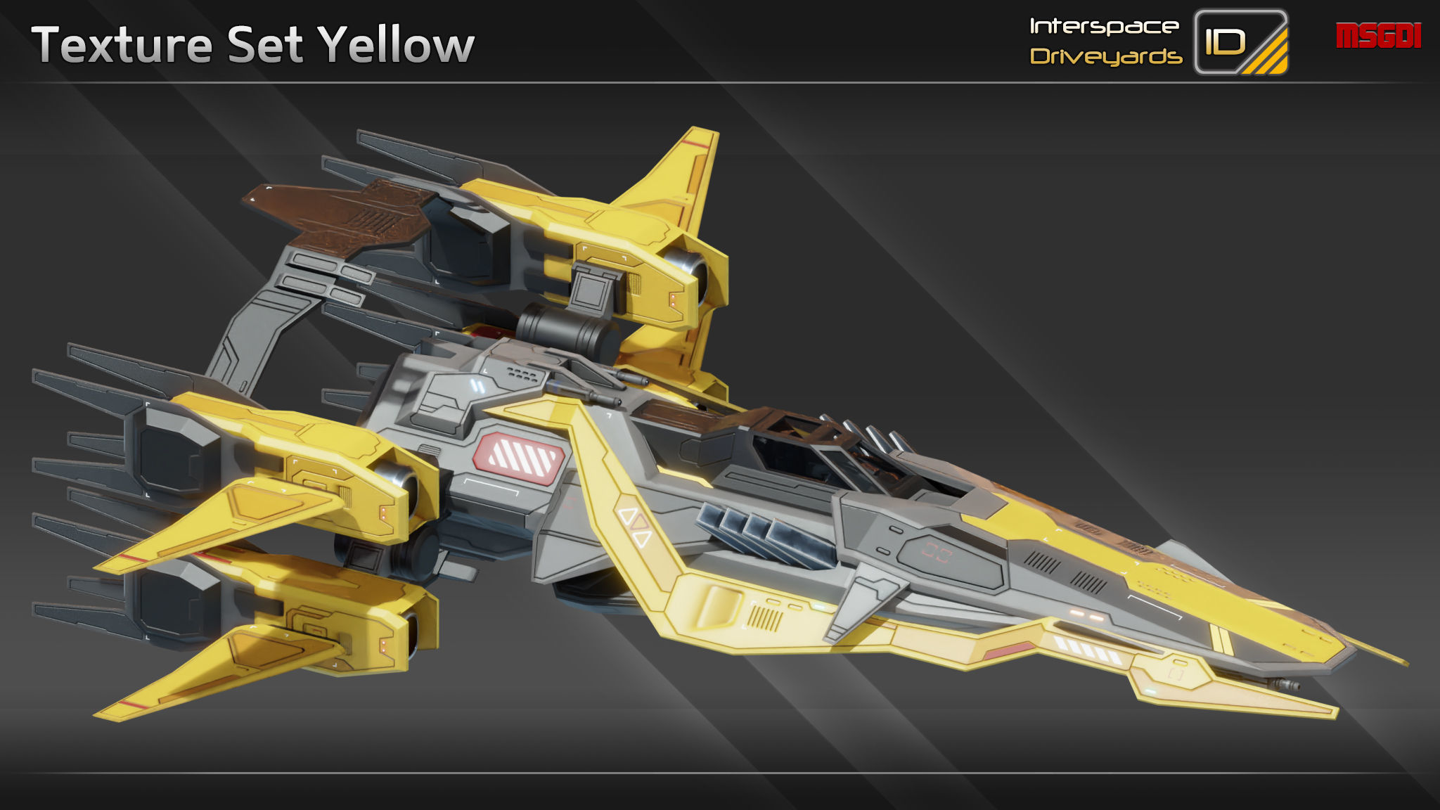 3D model ISD Modular Fighter VR / AR / low-poly | CGTrader