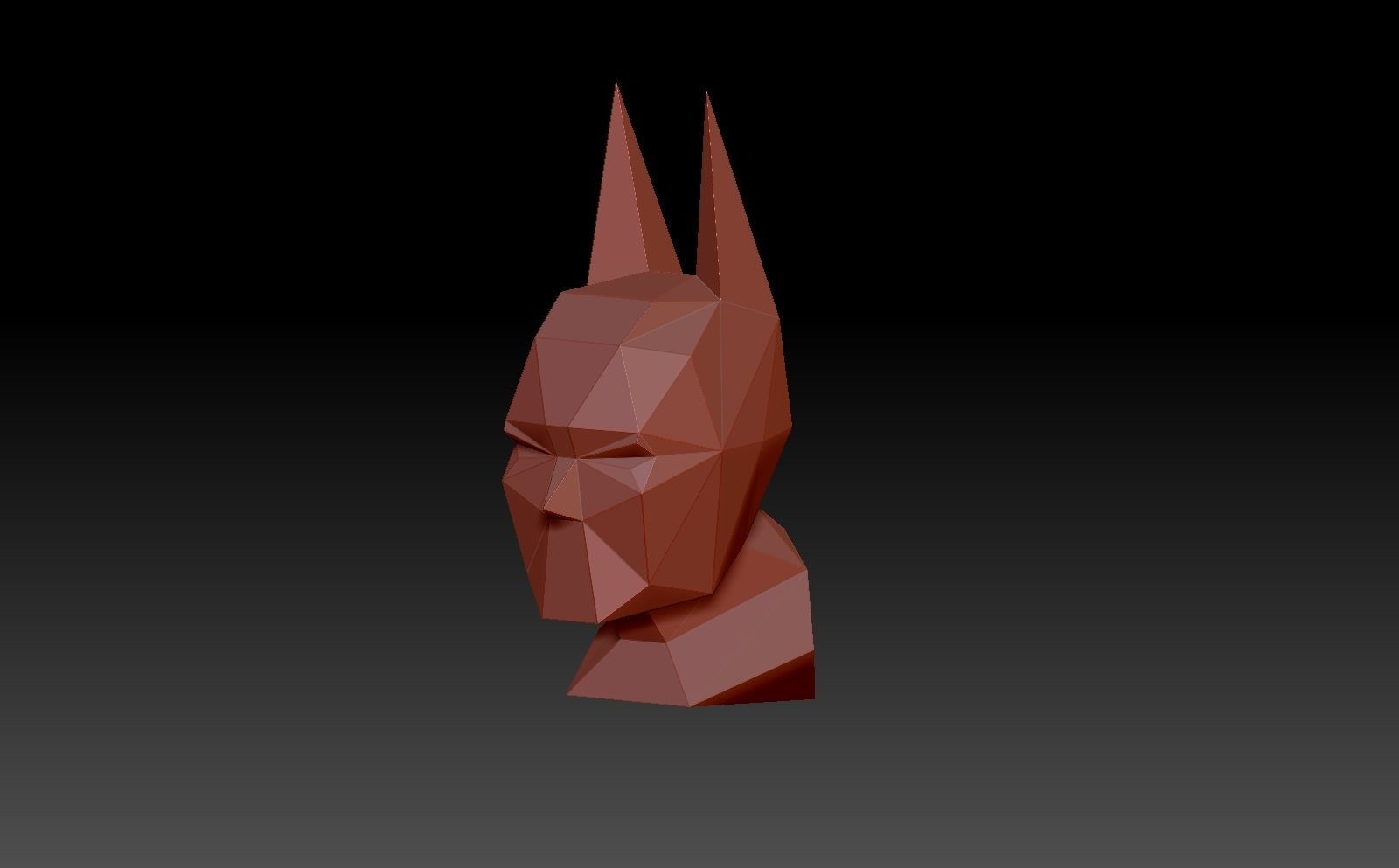 Batman head 3D model 3D printable | CGTrader