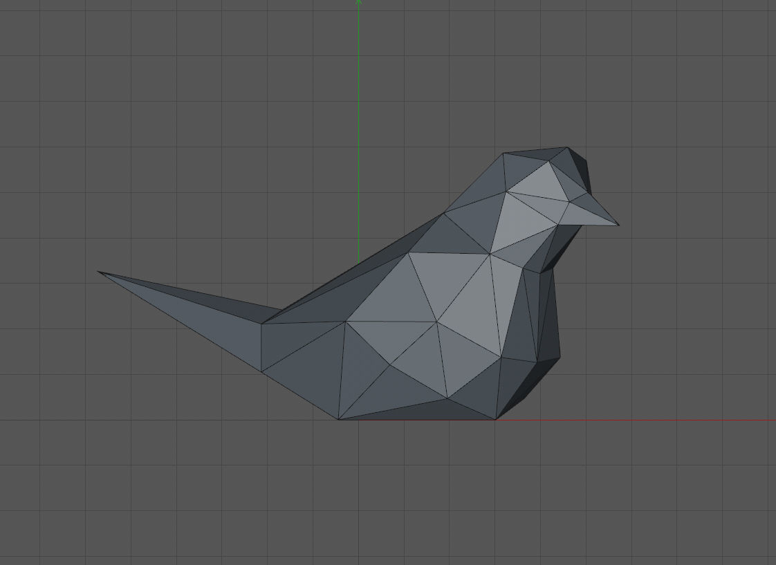 Low poly bird polygonal 3D model 3D printable | CGTrader