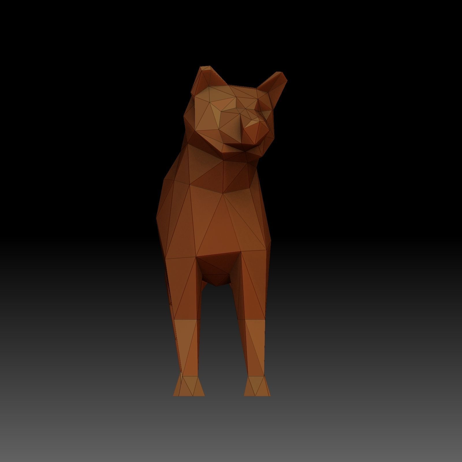Low poly Shiba inu 3D model 3D printable | CGTrader