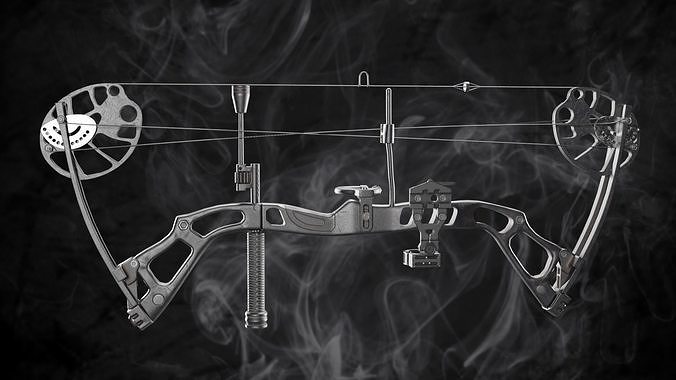 3D model Compound Bow VR / AR / low-poly | CGTrader