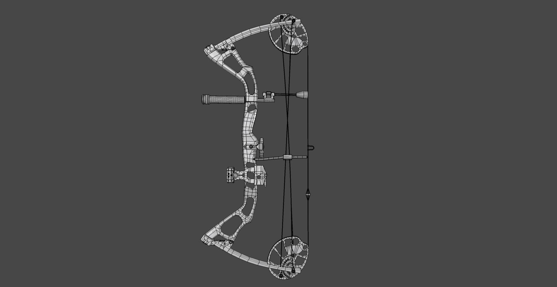 3D model Compound Bow VR / AR / low-poly | CGTrader