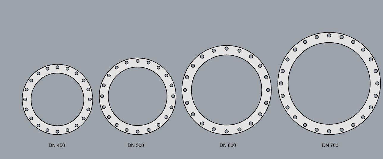 Flanges DIN 2576 PN10 3D model | CGTrader