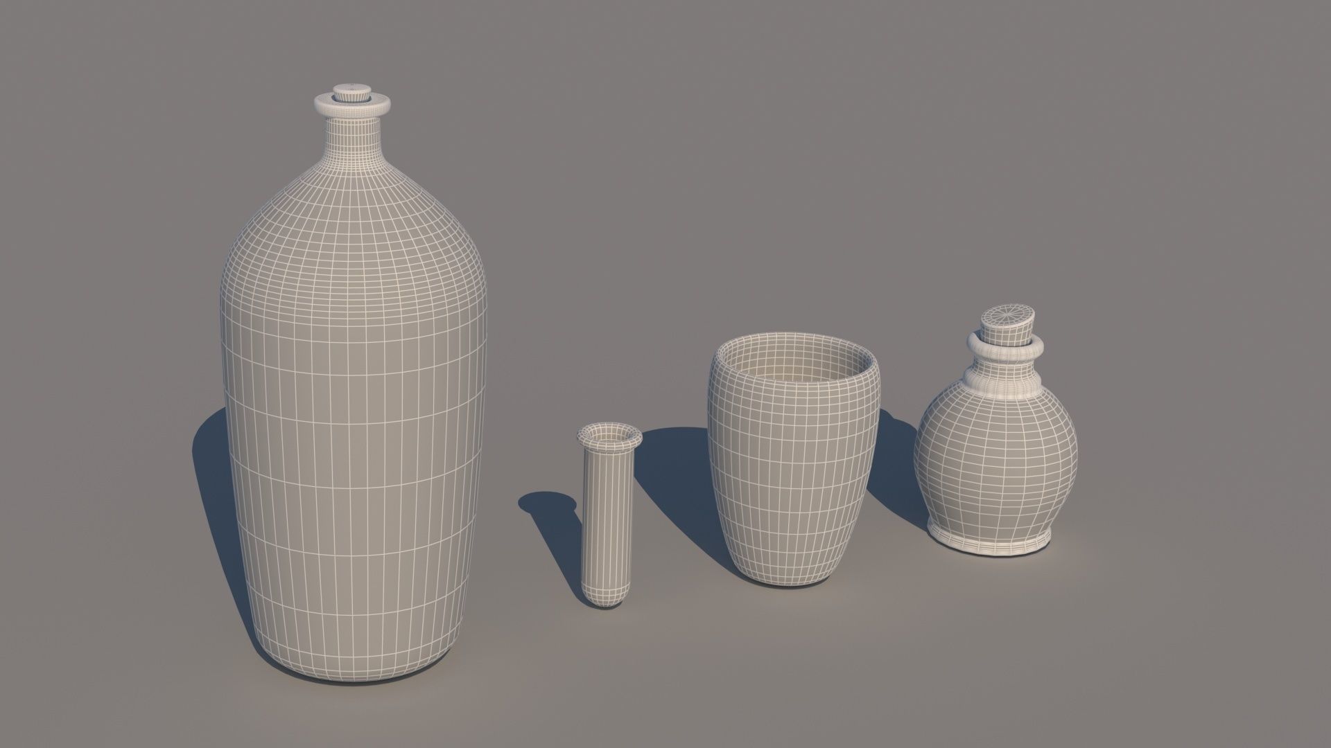 Glass objects pack 3D model | CGTrader